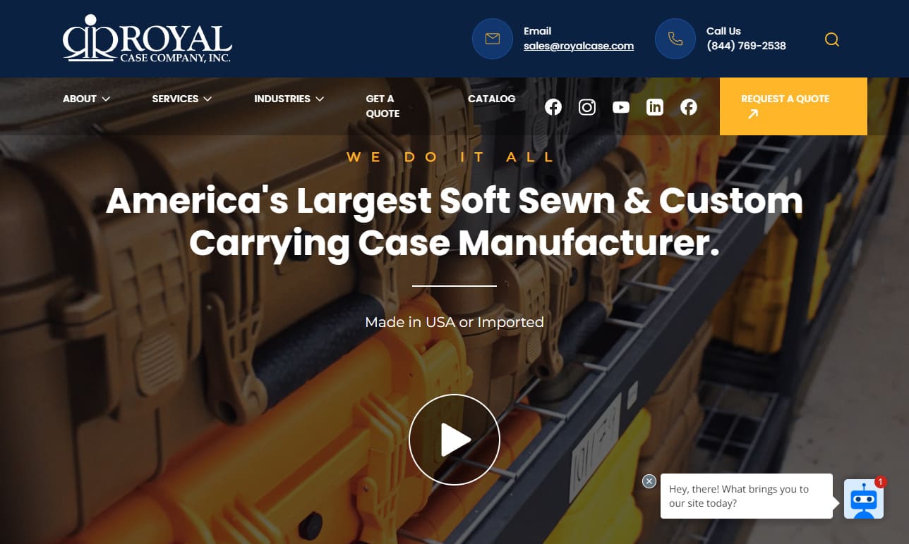 Royal Case Company, Inc. | Custom Carrying Case Manufacturers